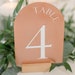 Custom Acrylic Table Number Signs 1-10 - Etsy