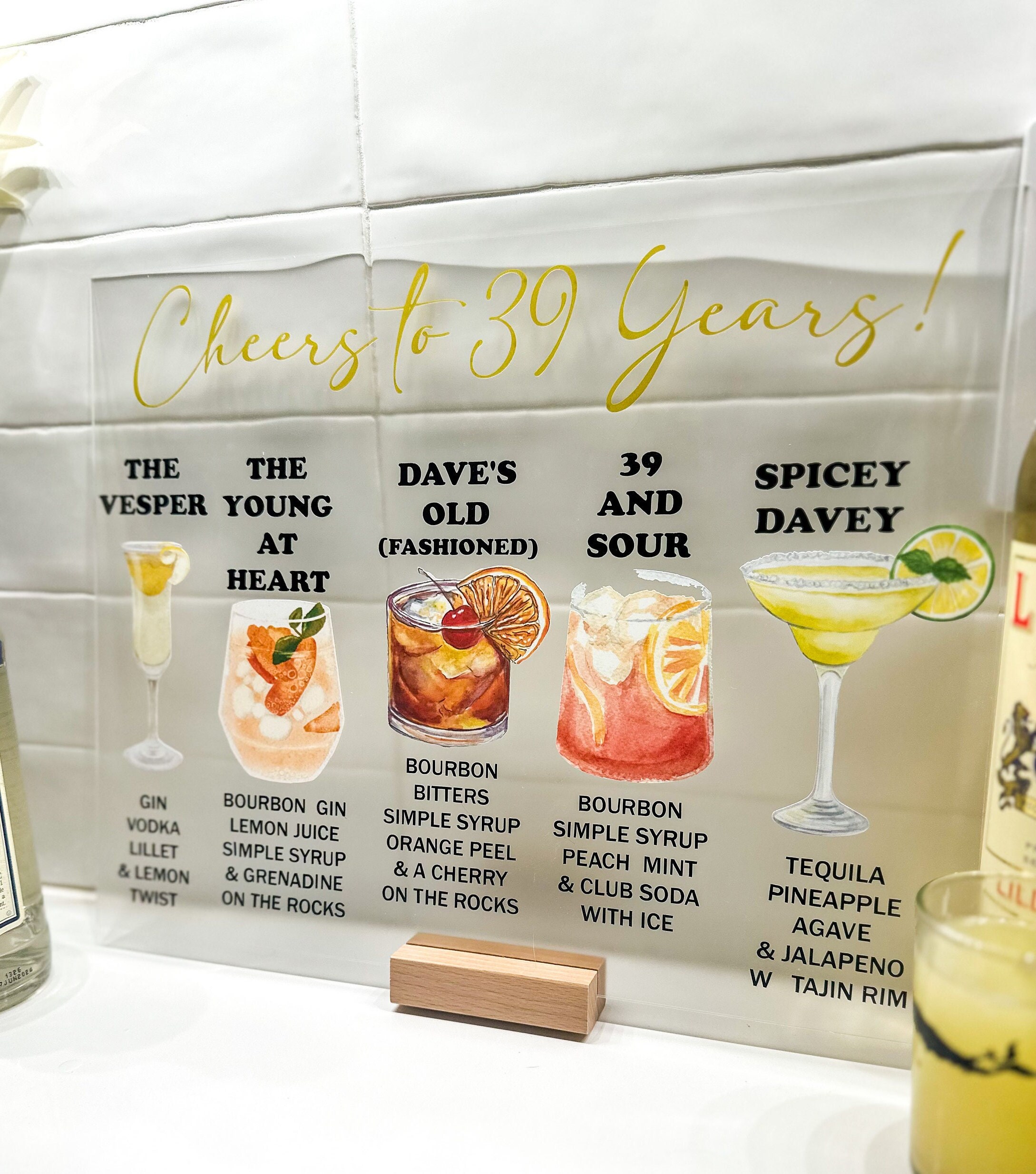 Signature Drink Sign - Etsy