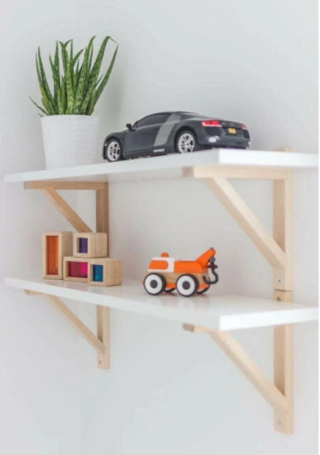 Wooden Leg Bookshelf Kitchen Wall Shelf Bathroom Organizer - Etsy