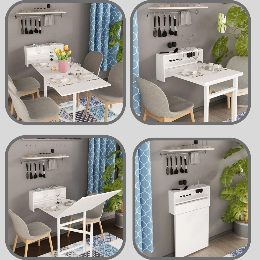 Portable Folding Dining Table Kitchen Table Foldable Dining - Etsy UK