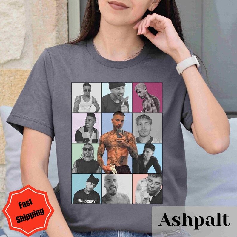 Rauw Alejandro Collage Shirt - Music Lover Gift - Etsy