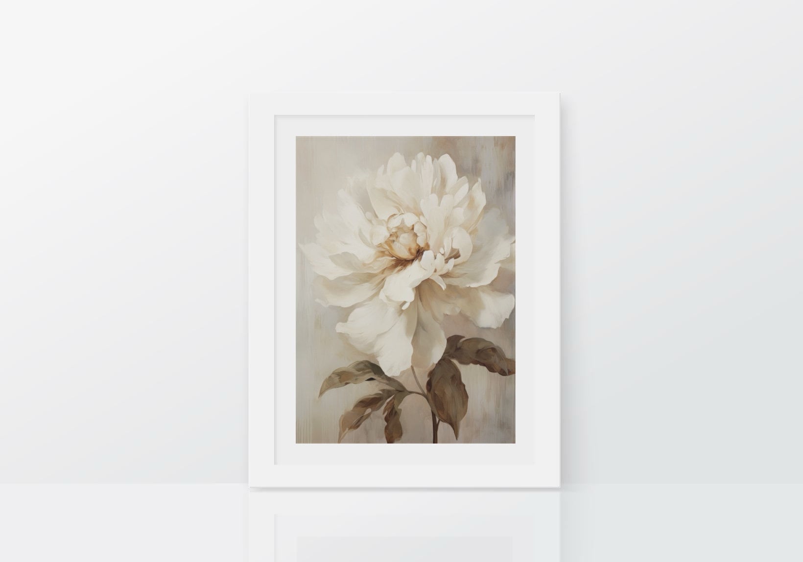 Muted Flower PRINTABLE Art, Vintage Flower Print, Rustic Farmhouse ...