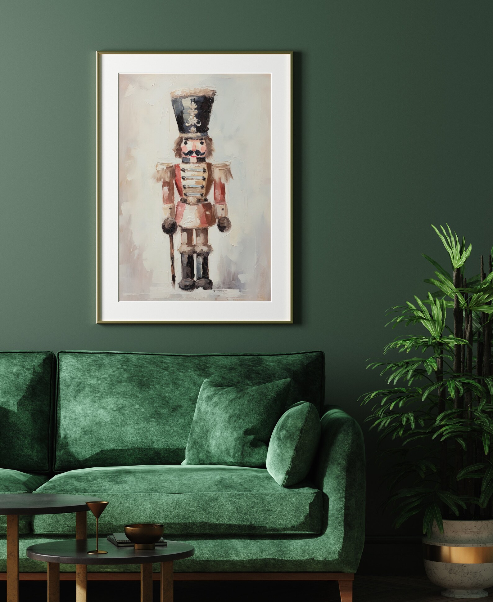 The Nutcracker Christmas Print, Rustic Holiday Classical Nutcracker ...