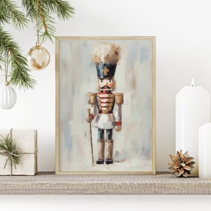 The Nutcracker Christmas Print, Rustic Holiday Classical Nutcracker ...