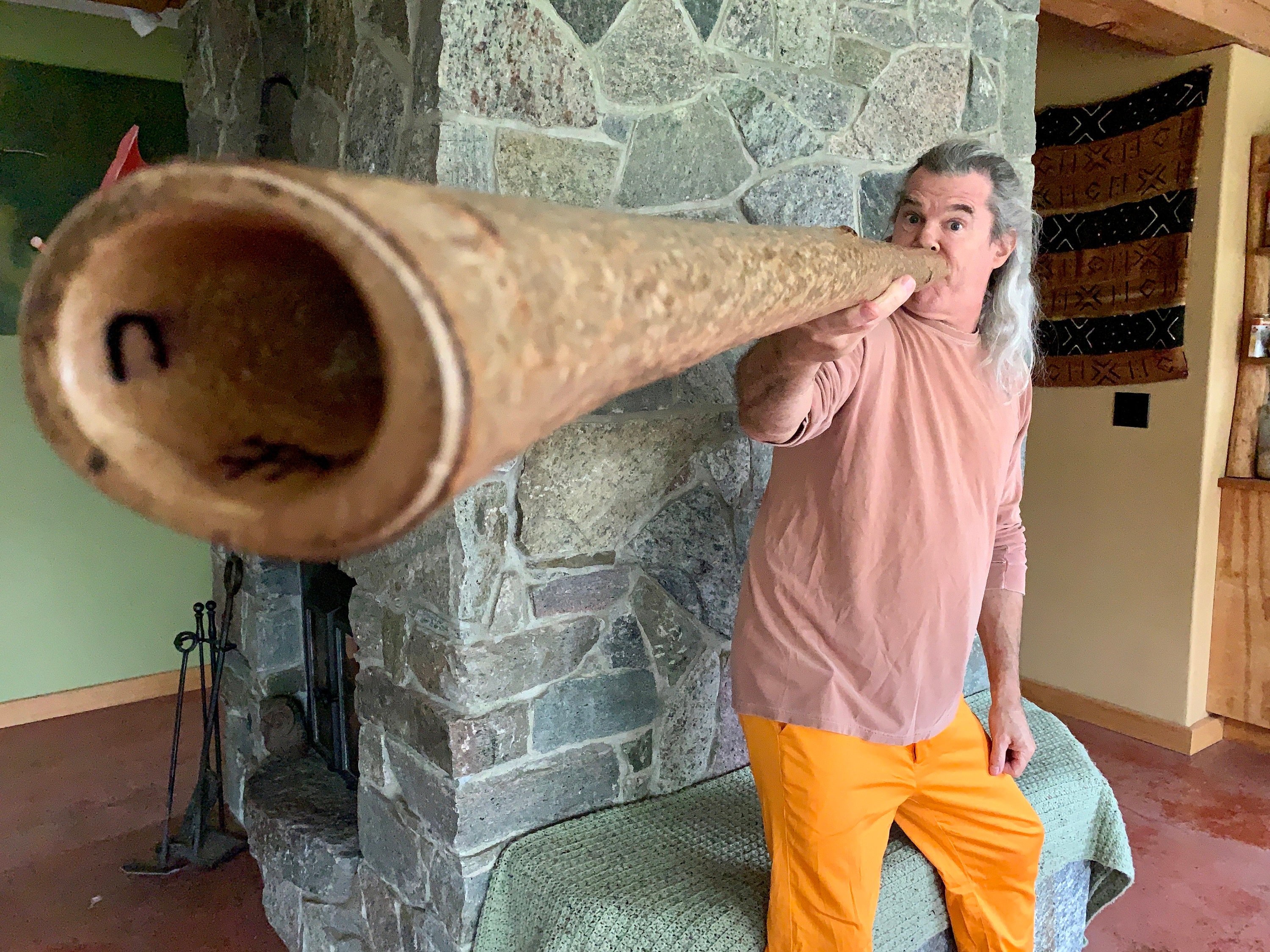 Natural Bark Didgeridoo Key of C 54 Inches Long - Etsy