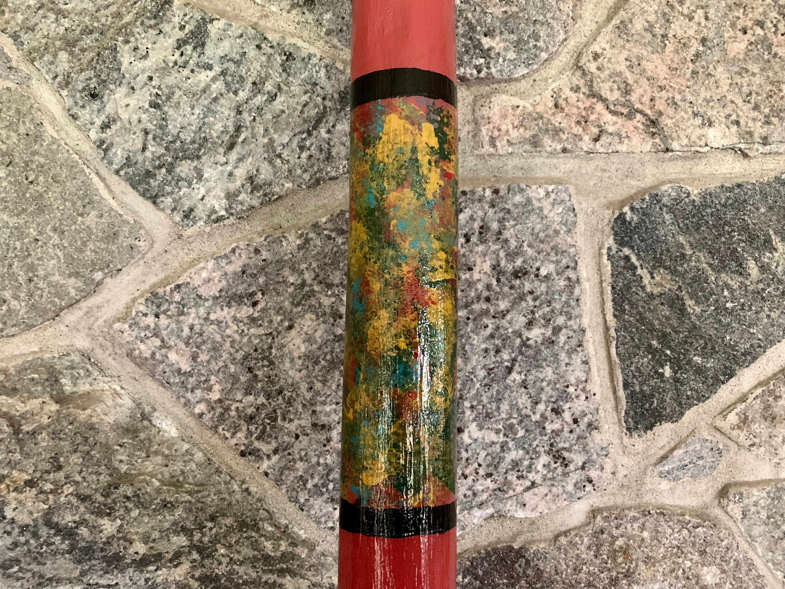 Sponge Painted Didgeridoo Key of A 60 Inches Long - Etsy