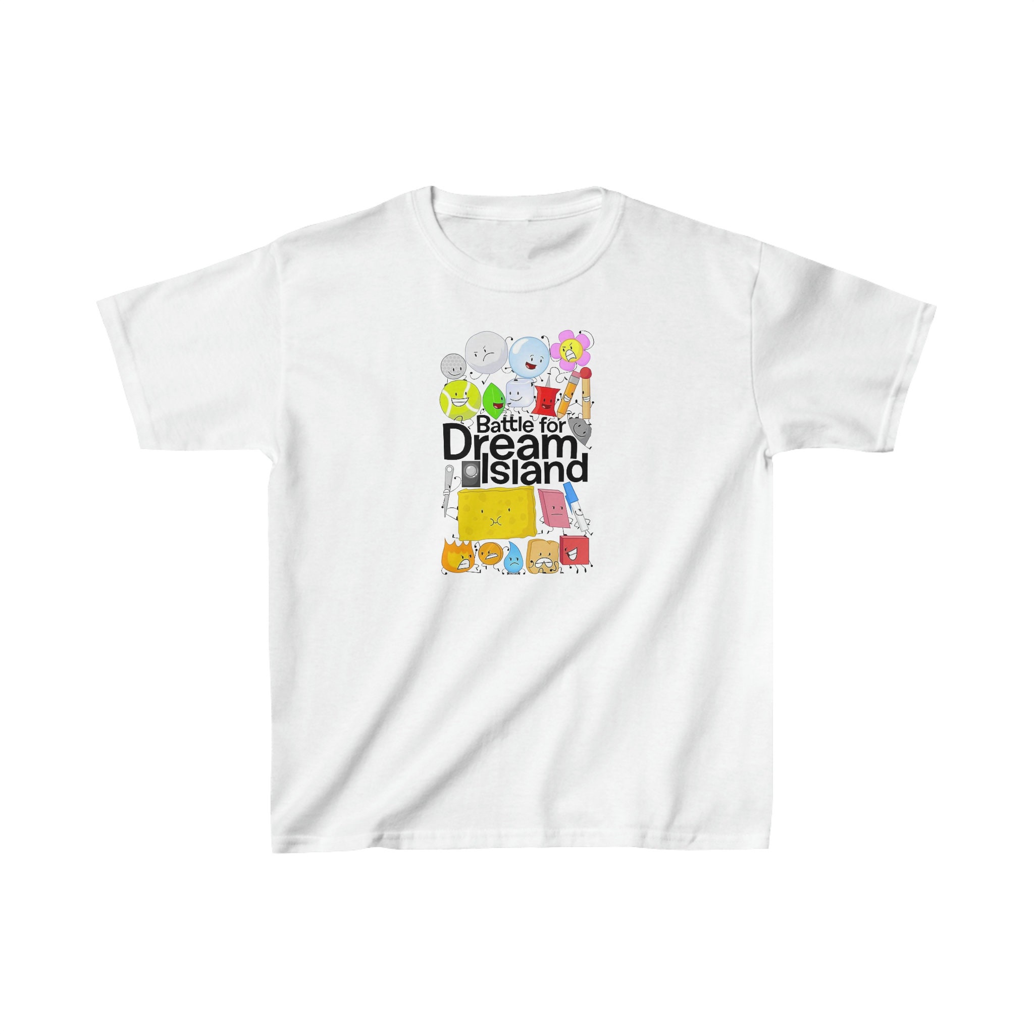 BFDI T-shirt Battle for Dream Island Cartoon T-shirt Birthday Gift for ...