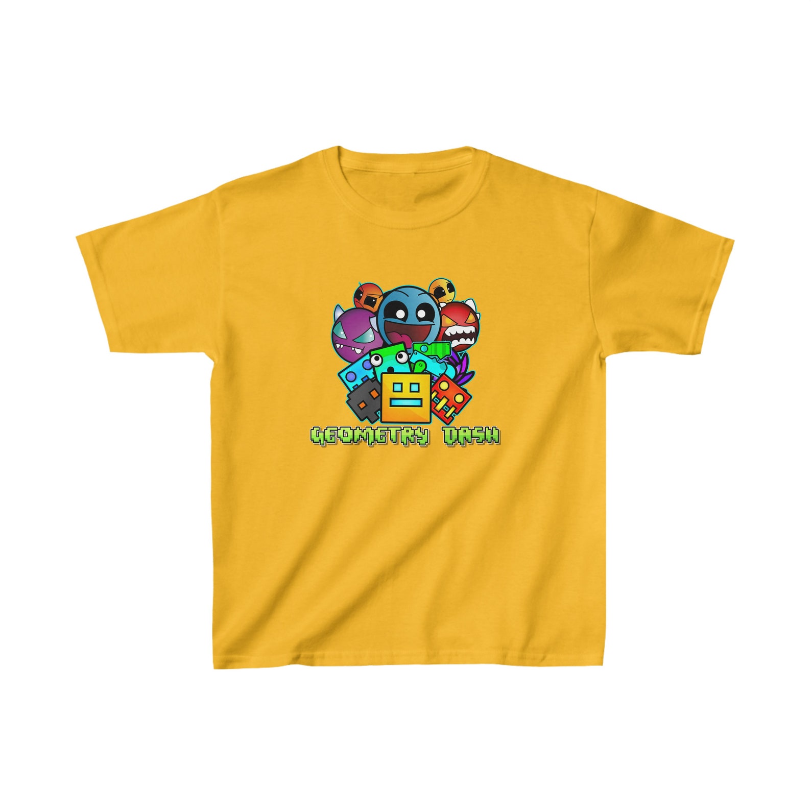 Geometry Dash T-shirt for Kids Geometry Dash Birthday Gift for Kids ...