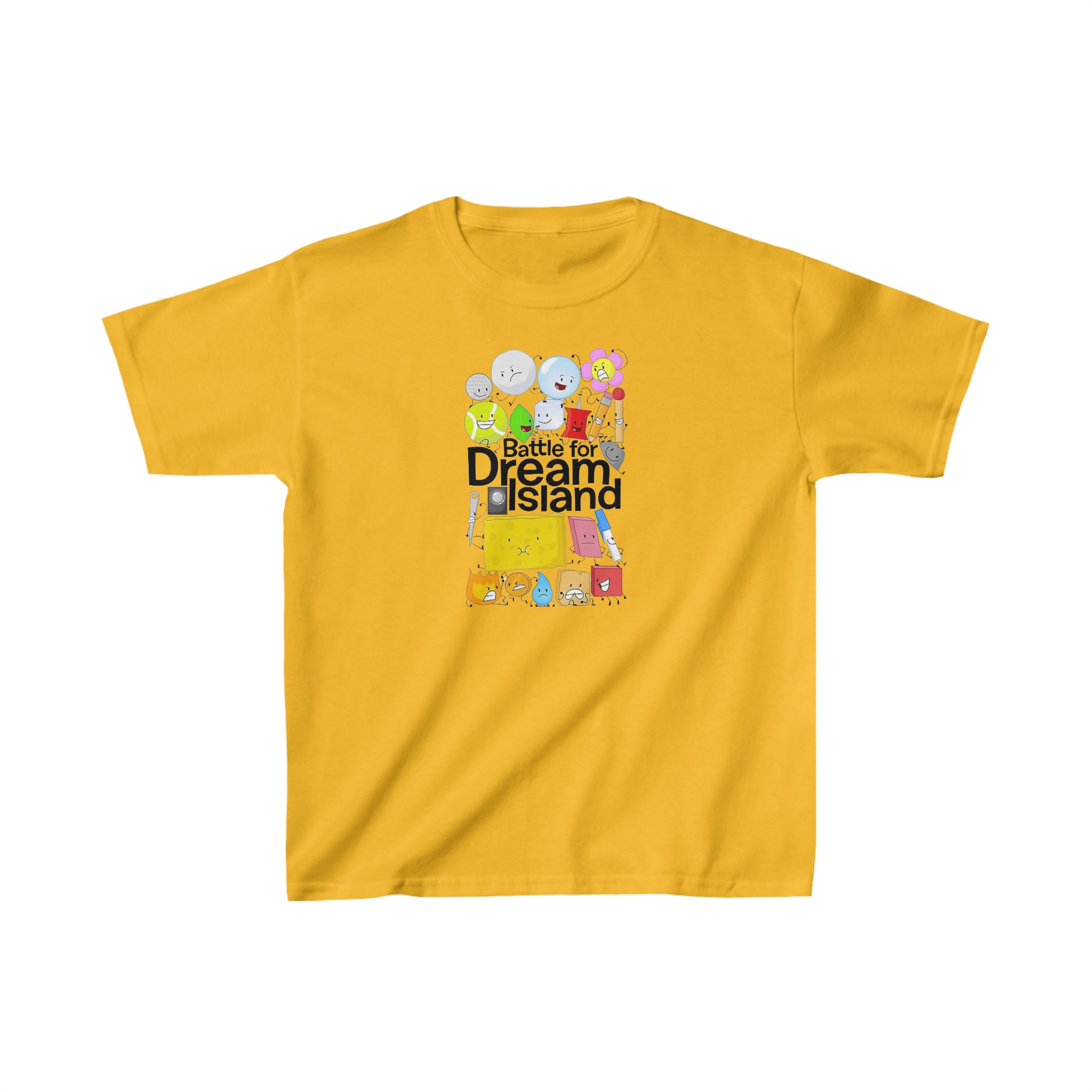 BFDI T-shirt Battle for Dream Island Cartoon T-shirt Birthday Gift for ...