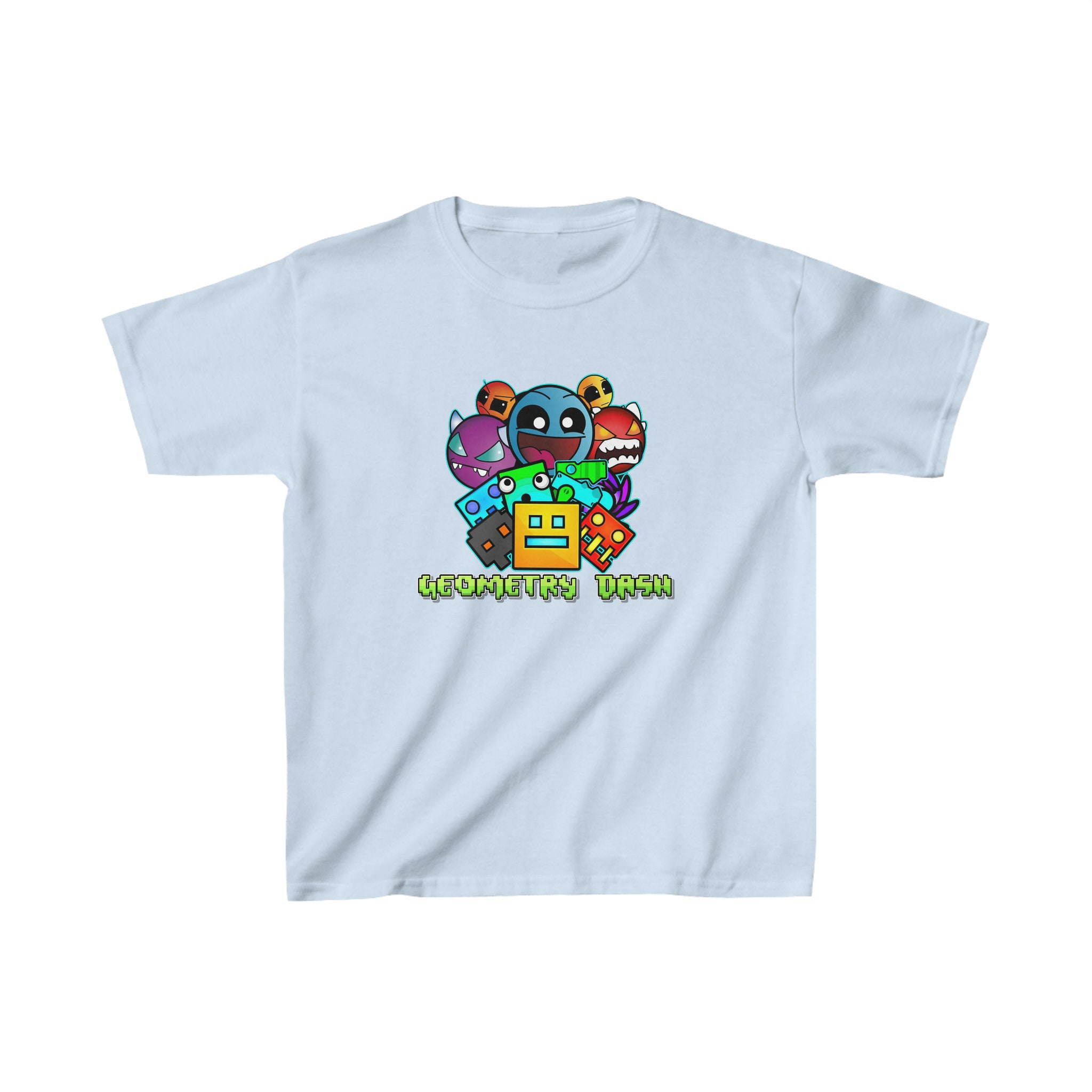 Geometry Dash T-shirt for Kids Geometry Dash Birthday Gift for Kids Gaming T-shirt Geometry Dash ...