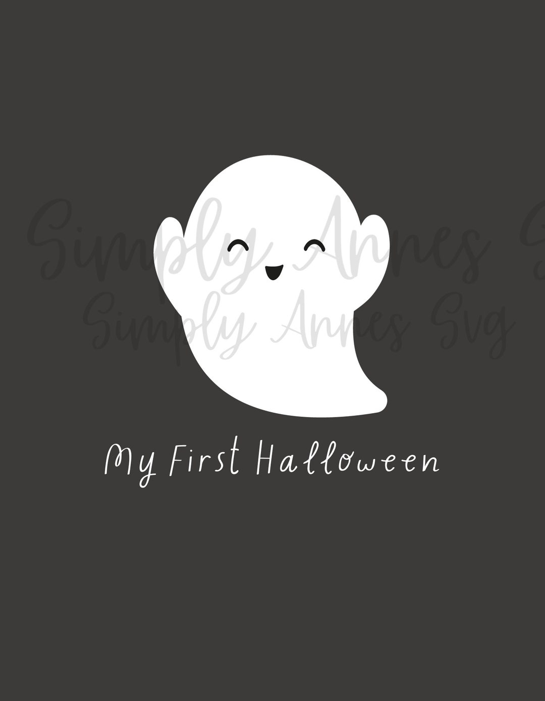 My First Halloween Svg, Baby Ghost Svg Boo Svg, Spooky Svg, Halloween ...