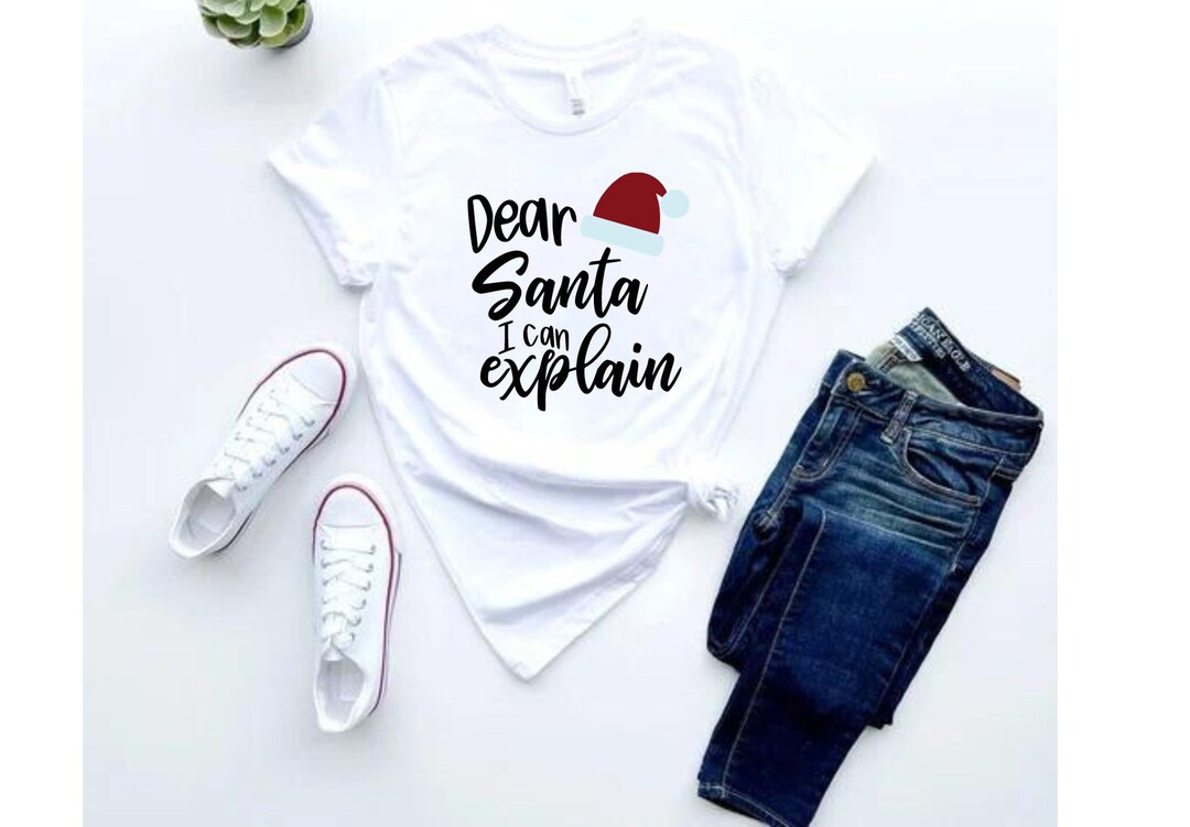 Dear Santa Svg, Christmas Svg, Christmas Word Svg, Santa Cut File, Word ...