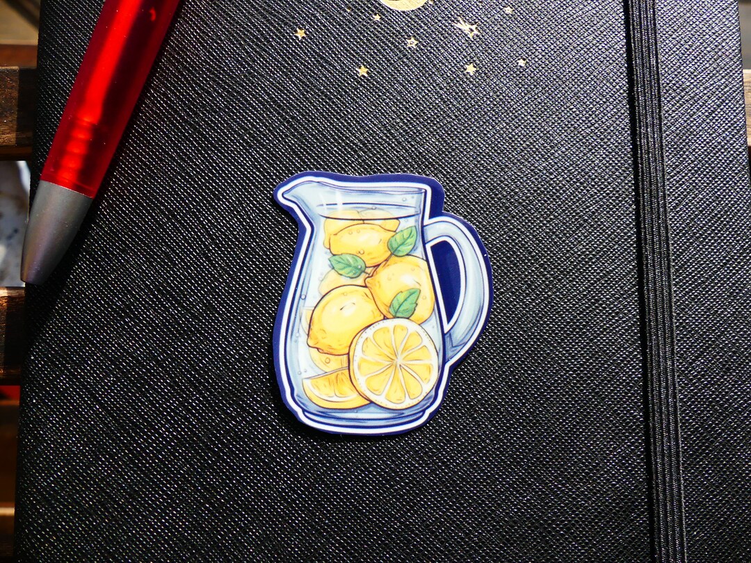 Pitcher of Homemade Lemonade Sticker - Etsy
