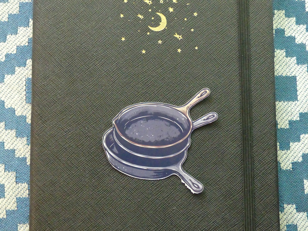 Stack of Cast Iron Pans Sticker - Etsy