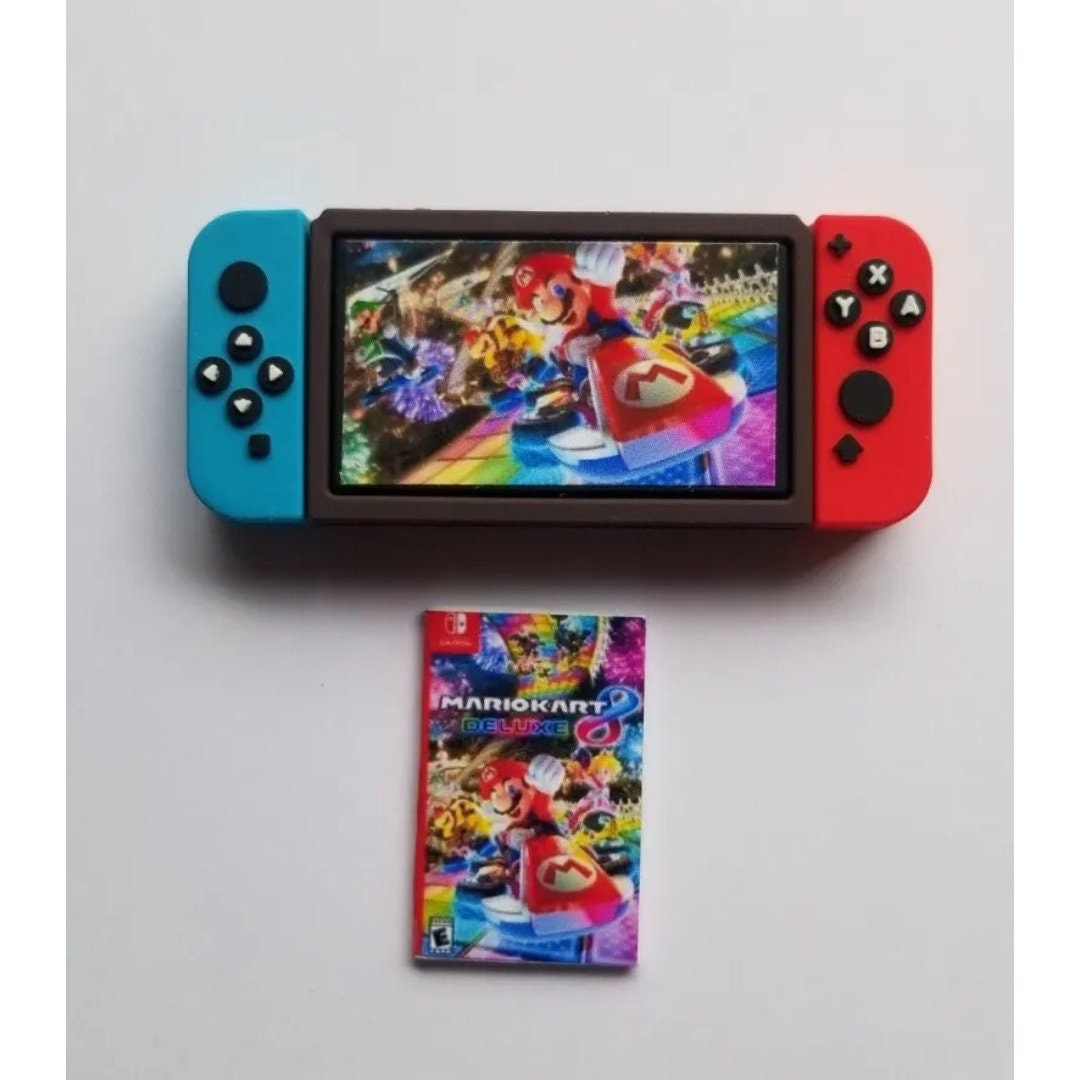 Elf Props Miniature Nintendo Switch and Game - Etsy
