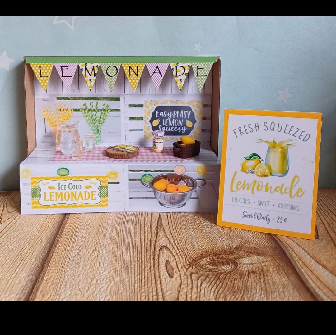 Elf Props Miniature Lemonade Stand - Etsy