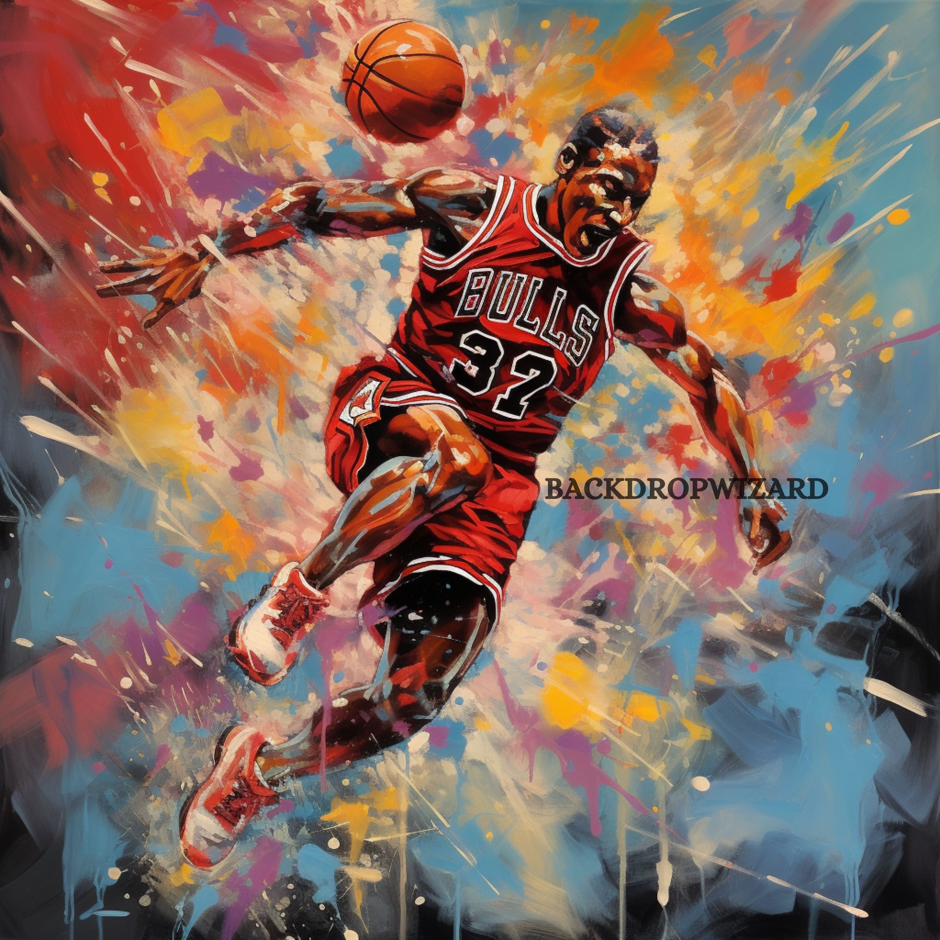 Micheal Jordan Digital Art Print NBA MJ Goat Michael Jordan - Etsy