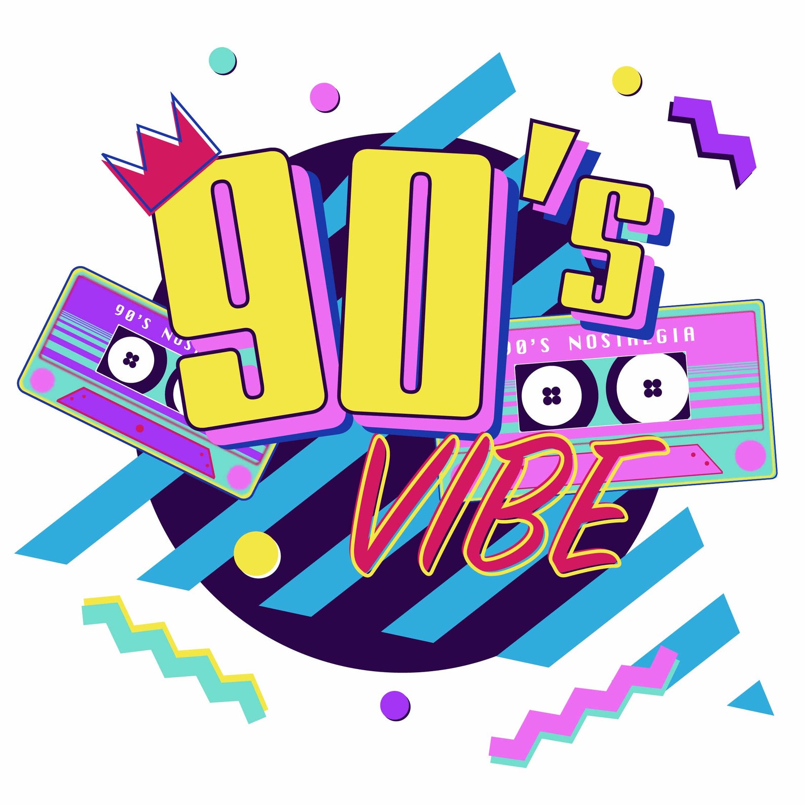 90s Set Bundle PNG Retro Icons Print for Shirt Style Sticker Picture ...