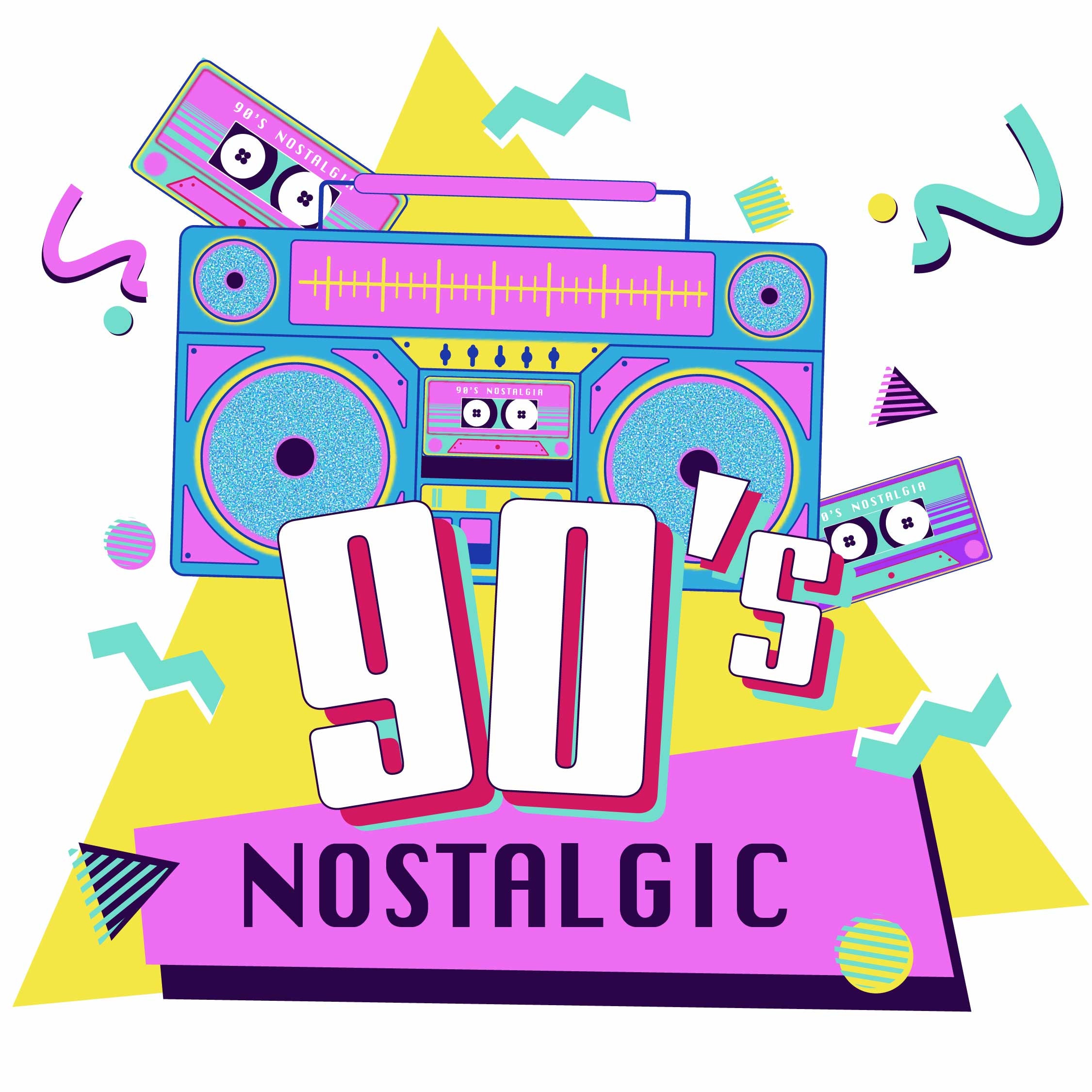 90s Set Bundle PNG Retro Icons Print for Shirt Style Sticker Picture ...