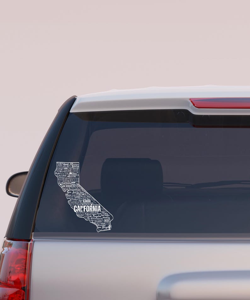 California Map SVG, Cali Cities Outline (PNG, SVG) - Etsy