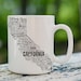 California Cities Map, PNG, SVG Cut File (digital Download) - Etsy