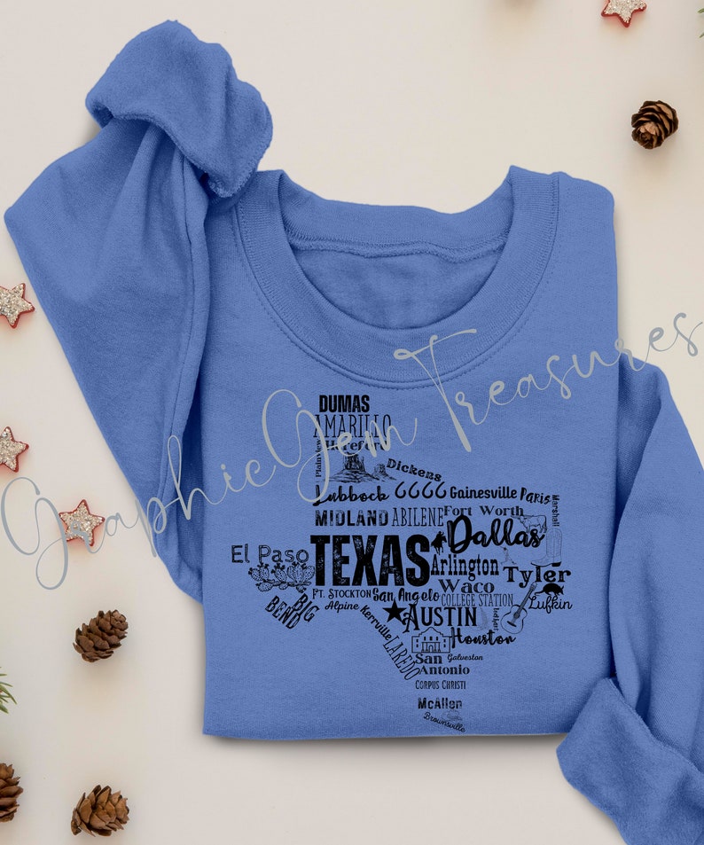 Texas Map SVG PNG, Texas Cities Cut File (digital Download) - Etsy