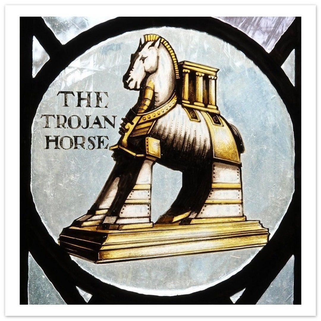 The Trojan Horse Premium Matte Paper Print - Etsy