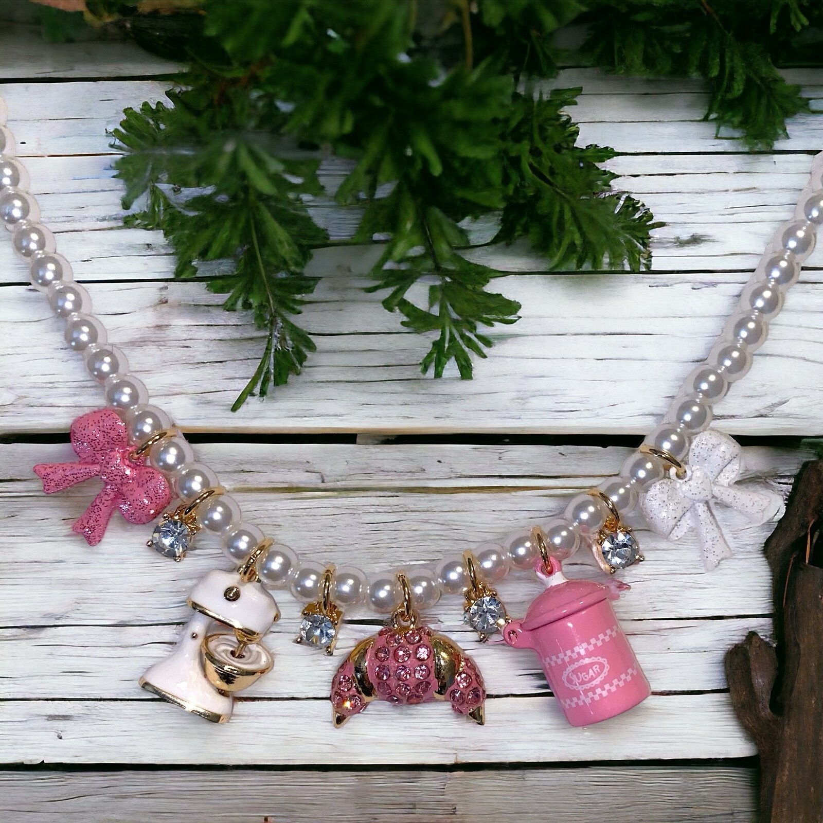Betsey Johnson Jewelry Faux Pearl Vintage Kitch Kitchen Baking, Bows ...