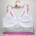 Juicy Couture Bubble Gum Pink & Snow White Bralette Comfort Sports Bras ...