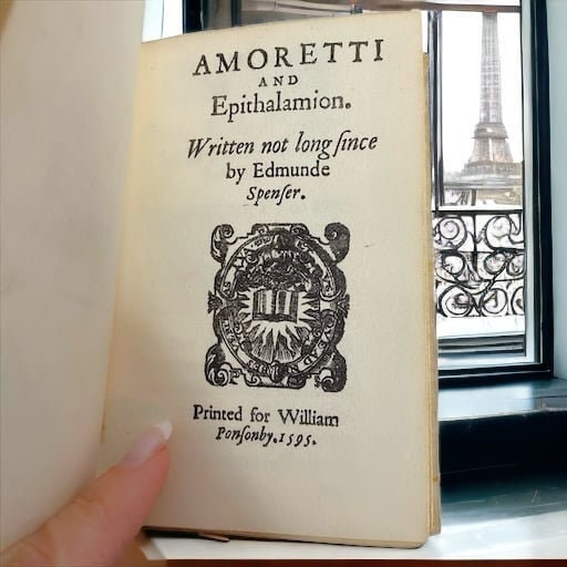 Edmund Spenser Amoretti & Epithalamion (the Noel Douglas Replicas) 1927 ...