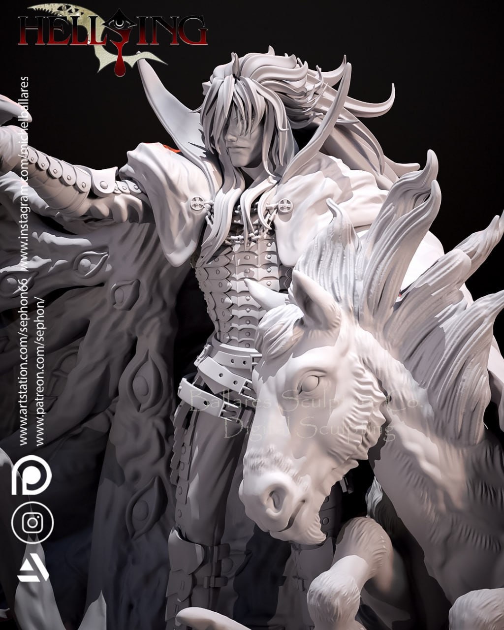Alucard Hellsing Premium Figure 25 Cm Height Different Size Options ...
