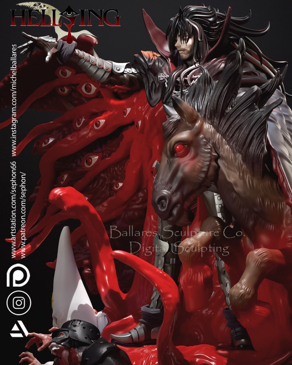 Alucard Hellsing Premium Figure 25 Cm Height Different Size Options ...