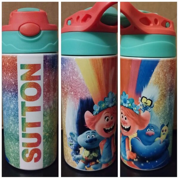 Troll Water Bottle - Etsy