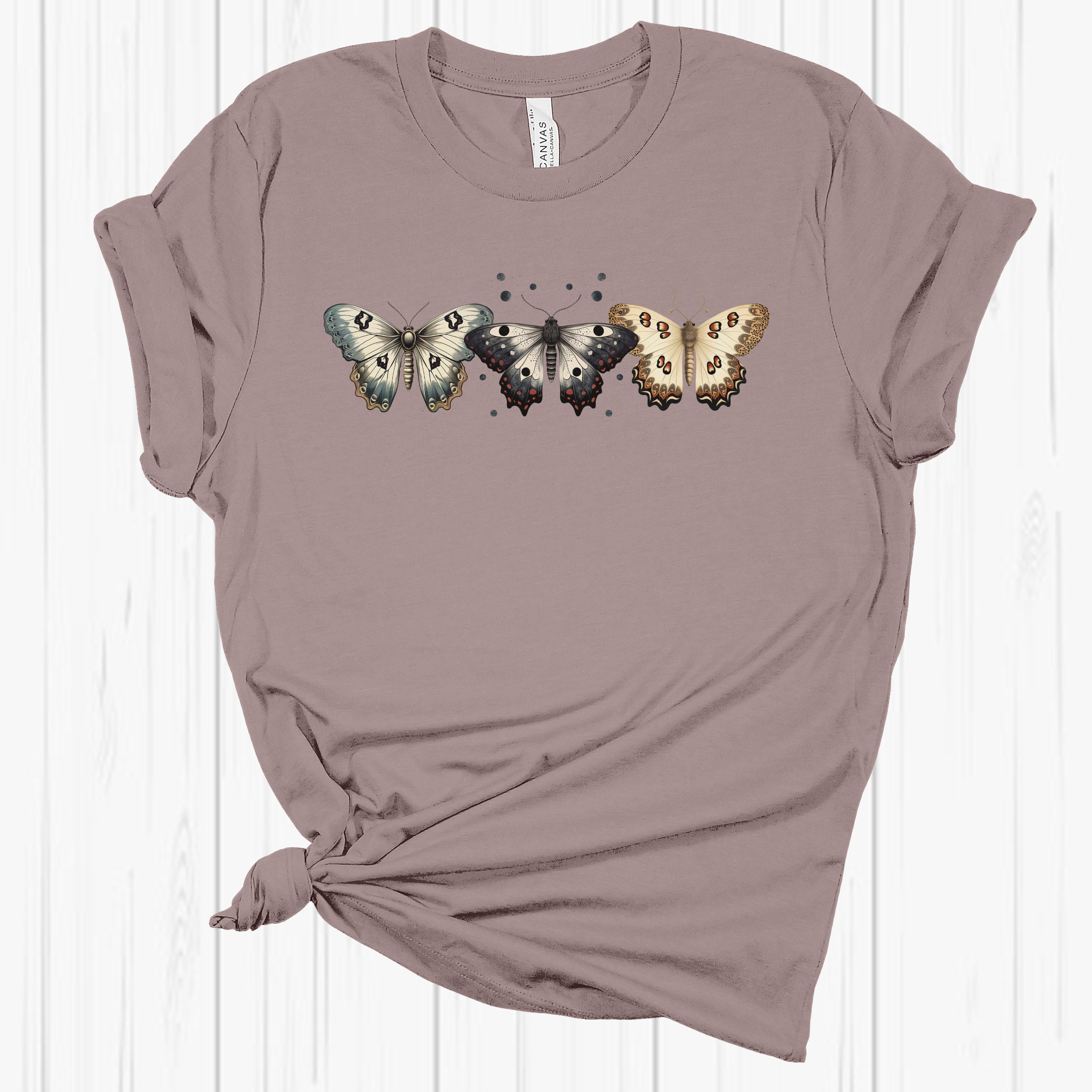 Whimsigoth Vintage Aesthetic Moth T-shirt, Whimsical Darkcore Bella and ...