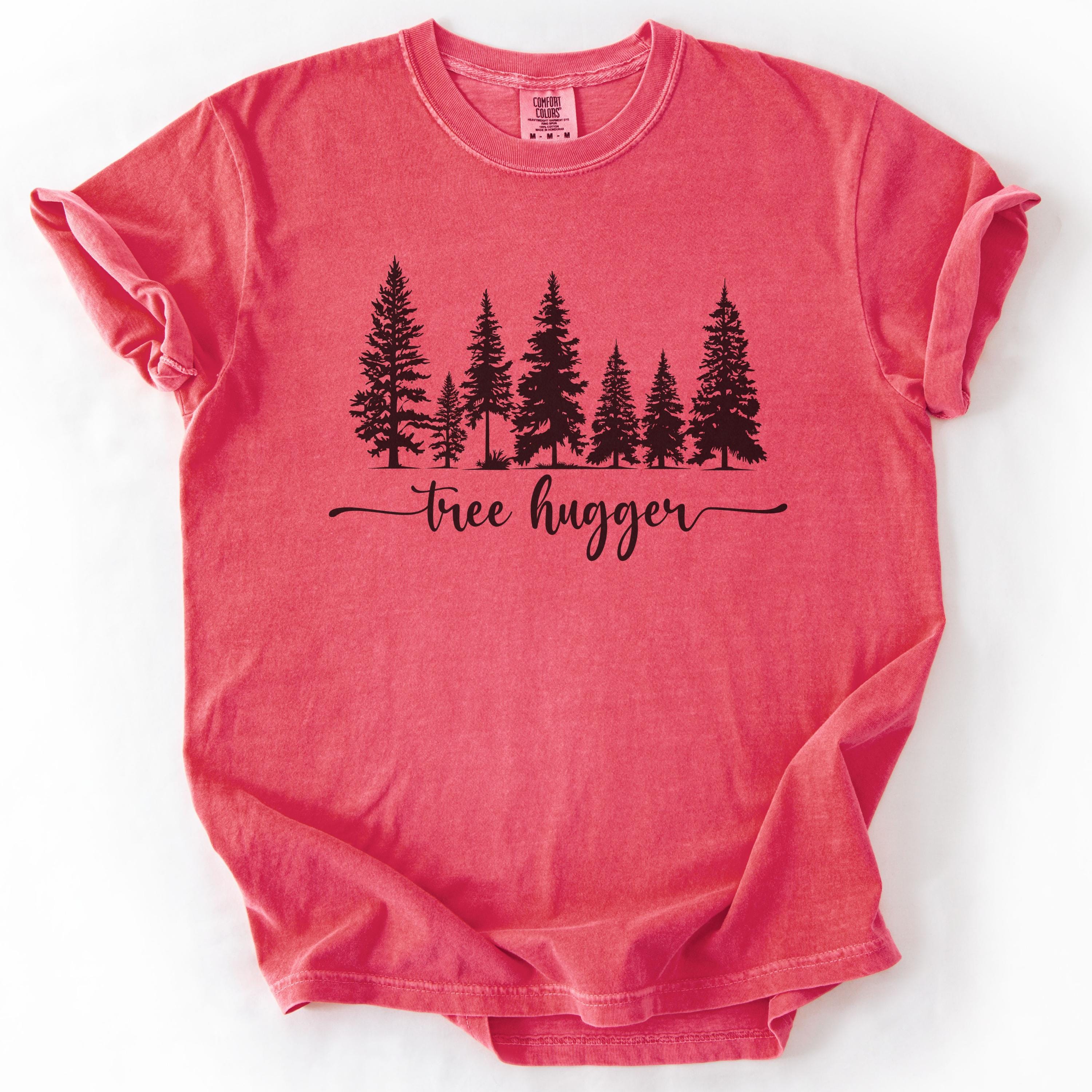 Tree Hugger Pine Trees T-shirt, Granola Girl Clothes Gift, Gift for ...