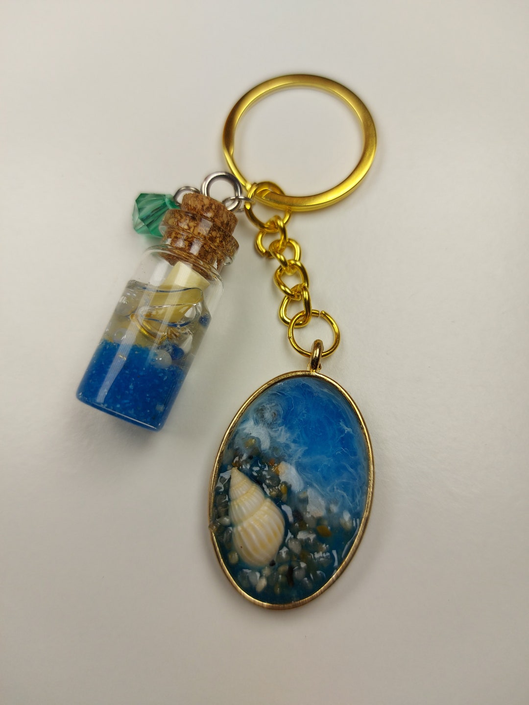 Beach Vibes Keychain: Your Everyday Slice of Shoreline Bliss - Etsy