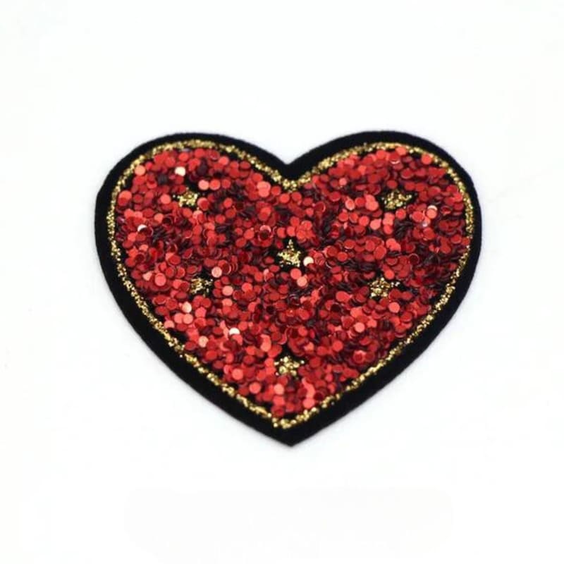Heart Iron on Patch - Etsy
