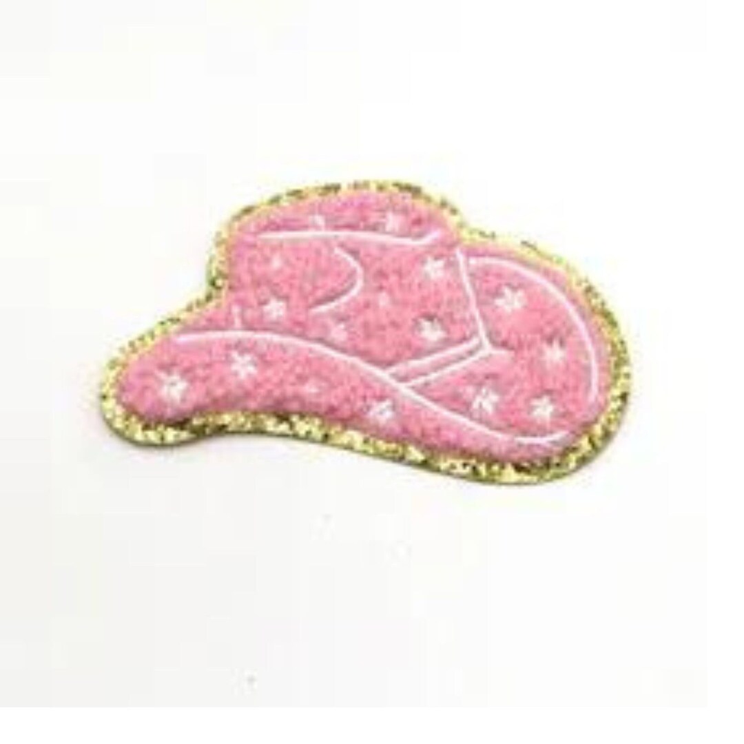 Pastel Pink Cowboy Hat Patch, Cowgirl Hat Patch, Bachelorette Party ...