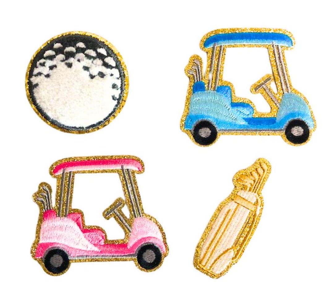 Golf Green With Flag Patch, Golf Ball Embroidered Patch, Iron on ...