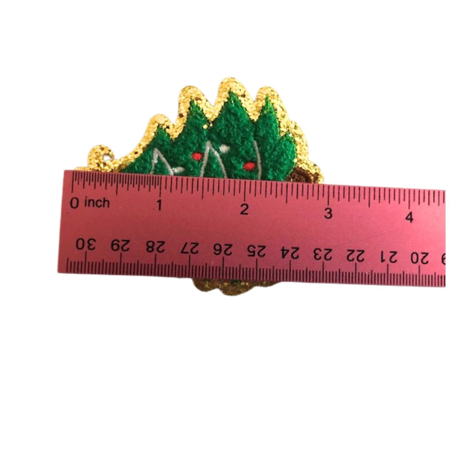 Christmas Tree Patch, Chenille Xmas Patch, Christmas Party Favors, DIY ...