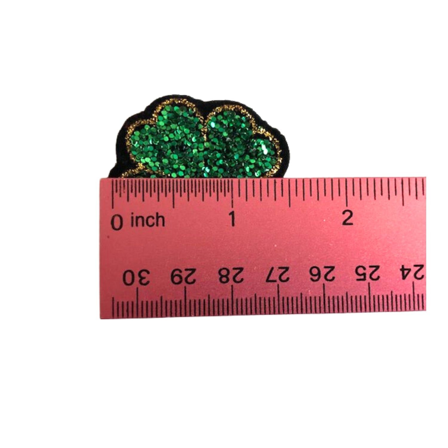 Four Leaf Clover Patch, Sequin Green Clover Patch, St Patrick's Day ...