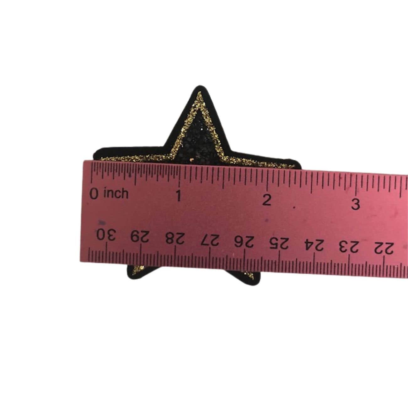 Large Sequin Star Patch, BLUE Gold Star Patch, Embroidered Star Patches ...