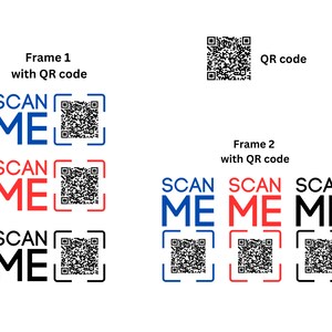 Custom QR Code With 2 Frame Styles | Download | Any URL Destination ...