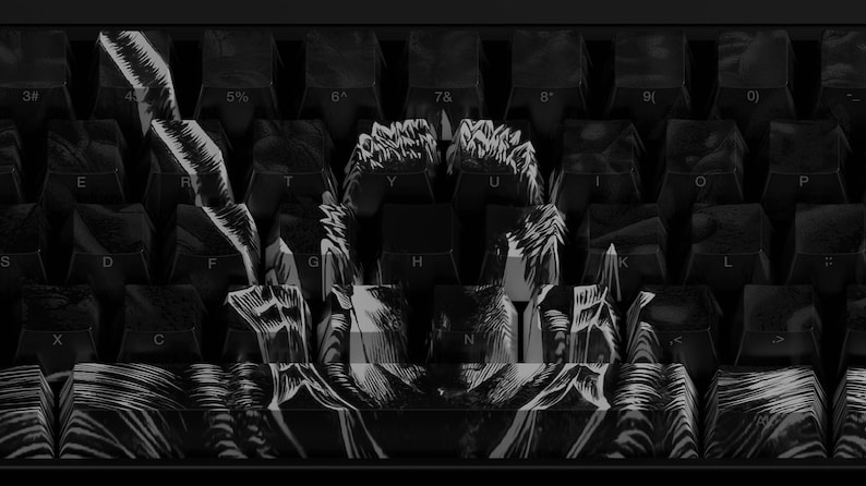 Berserk Guts Keycaps – PBT Cherry Profile, Dye Sub 104 Keys - Etsy