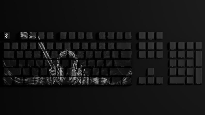 Berserk Guts Keycaps – PBT Cherry Profile, Dye Sub 104 Keys - Etsy