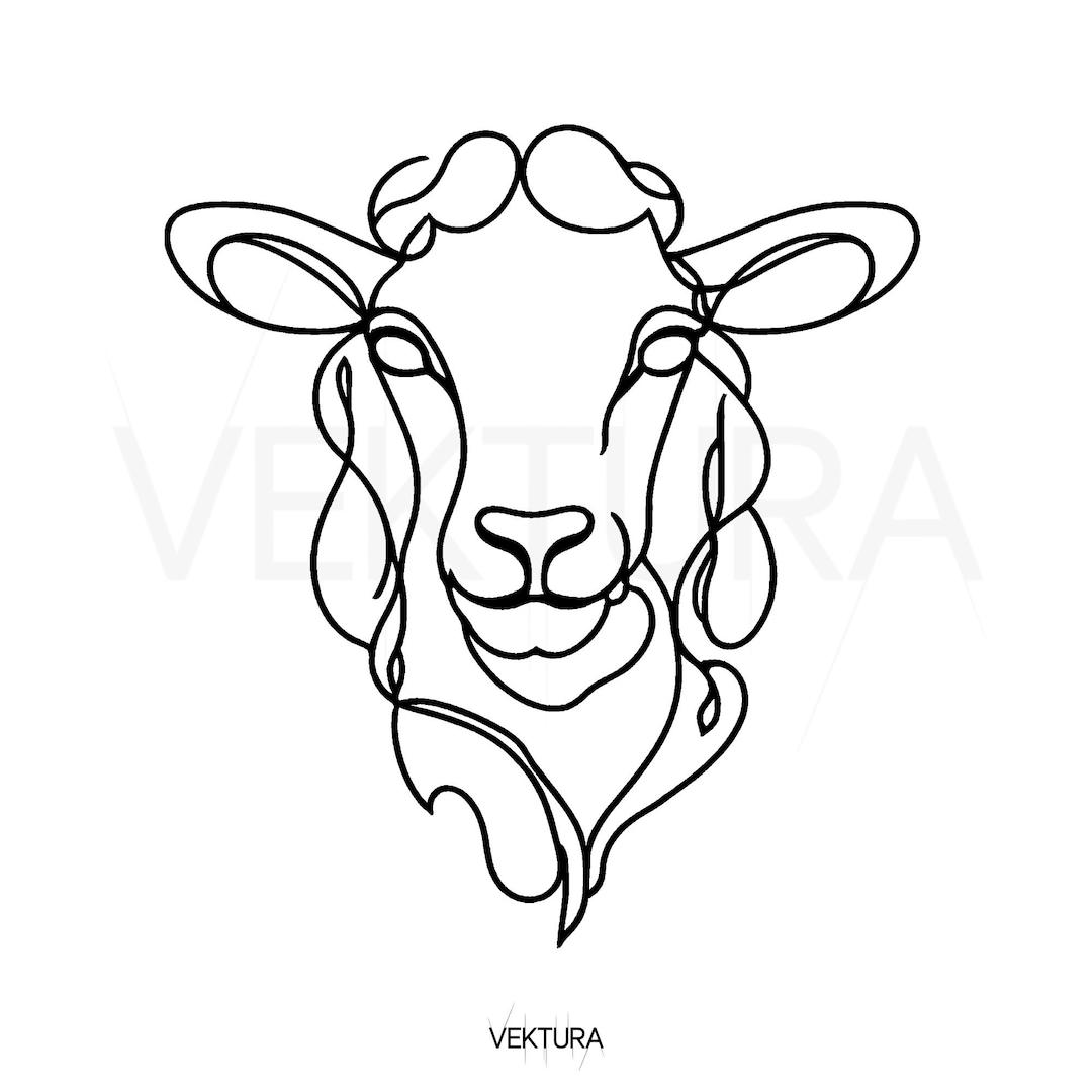 Lamb of God Line Art: Minimalist Christian Design (PNG SVG AI) - Etsy