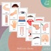 Body Parts Flash Cards, Montessori Flash Cards, Pre-school Cards ...