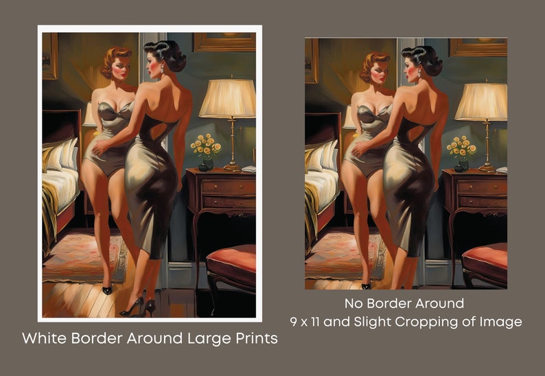 WLW Decor Vintage Pulp Fiction Inspired Lesbian Art Print Perfect Gift for Her or Couples, Gifts ...