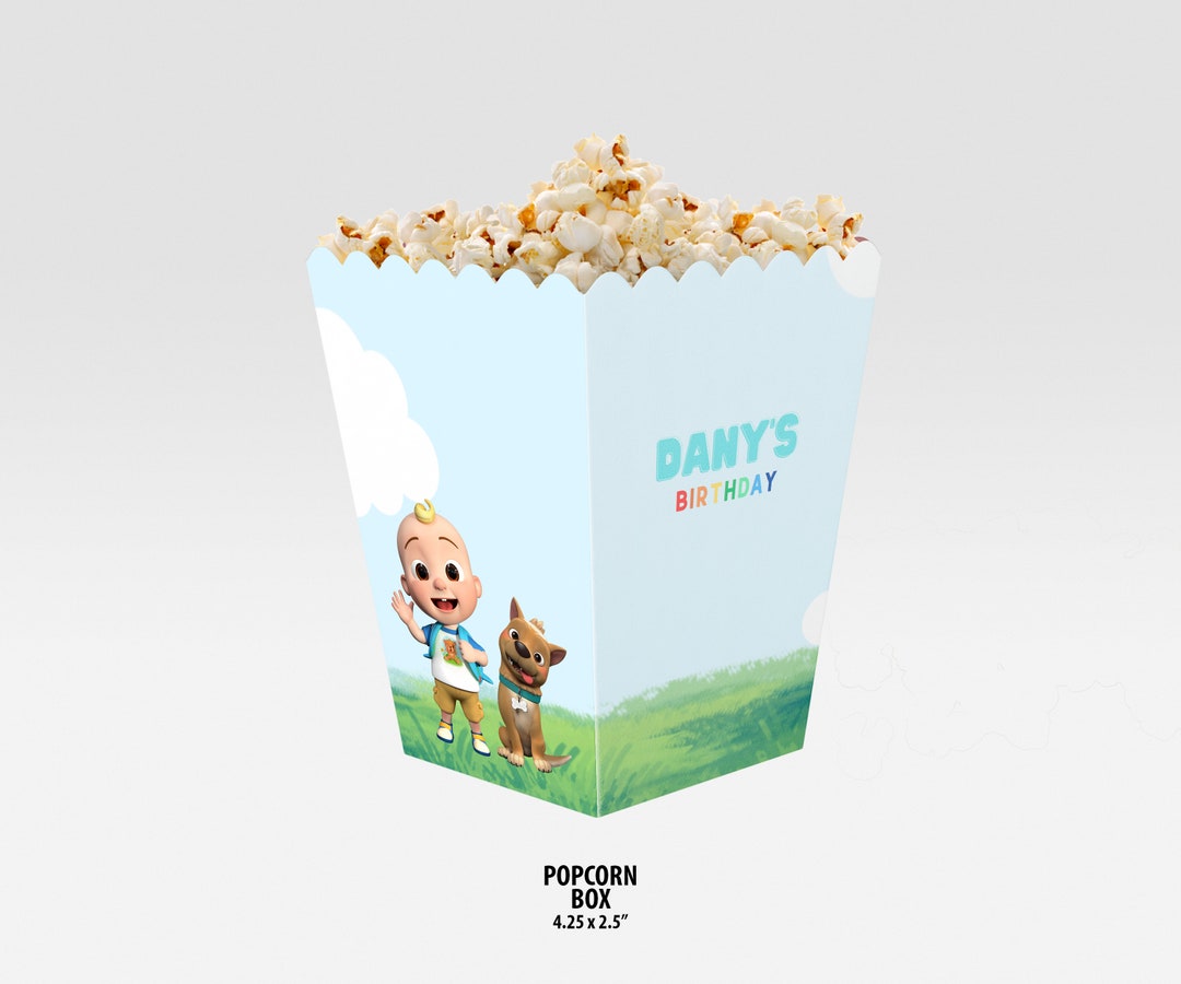 JJ and Bingo Happy Birthday Popcorn Box, JJ Boy Doll Only Includes the ...