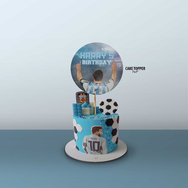 Messi Cake Topper Png - Etsy